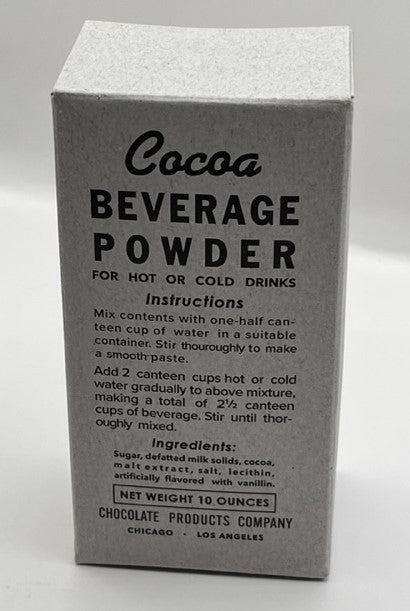 10 in 1 Cocoa Beverage Powder Box| Frontline Rations