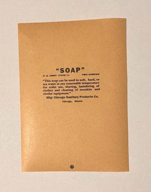 2 Ounce Soap Wrapper| Frontline Rations