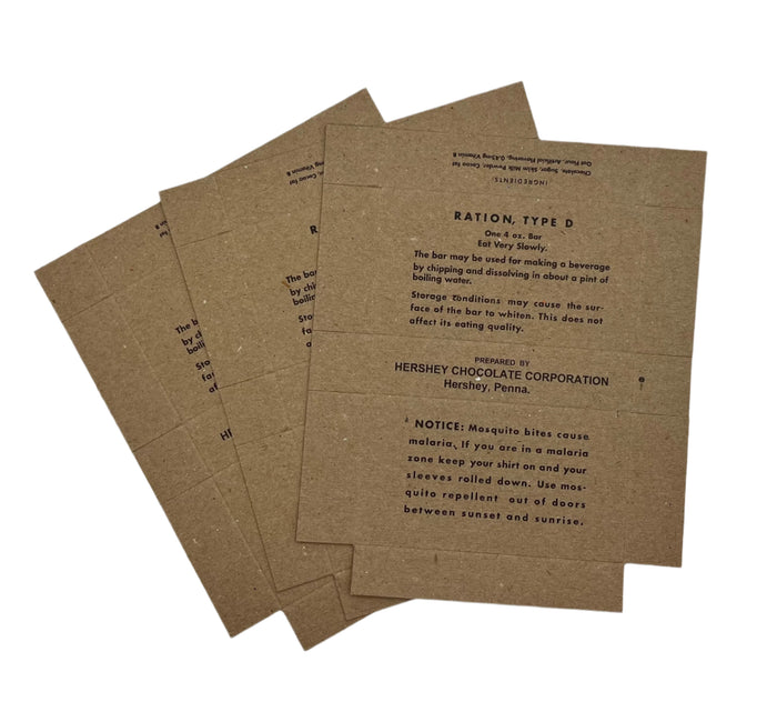 D Ration Boxes 4oz. (3 boxes)| Frontline Rations