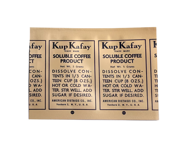 K Ration Beverage Packets| Frontline Rations