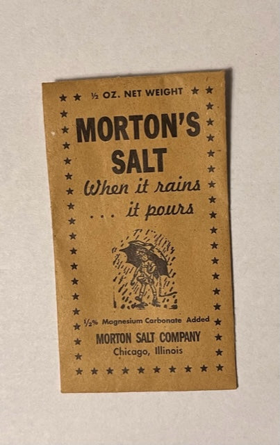 Mortons 1/2 ounce salt packet (10 in 1)| Frontline Rations