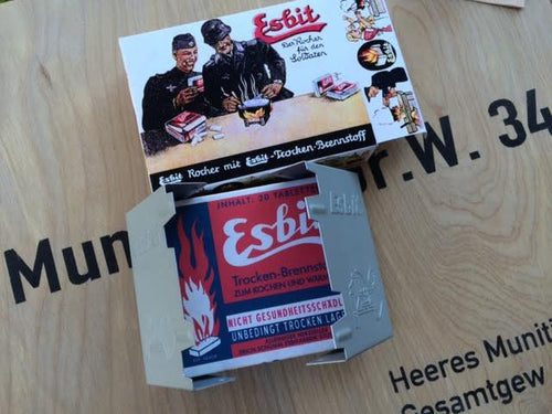 German WW2 Model 9 Esbit Stove Boxes| Frontline Rations