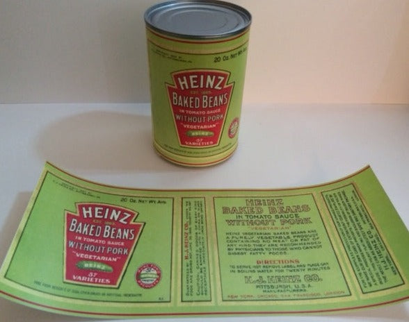 Heinz Baked Beans Can Label| Frontline Rations